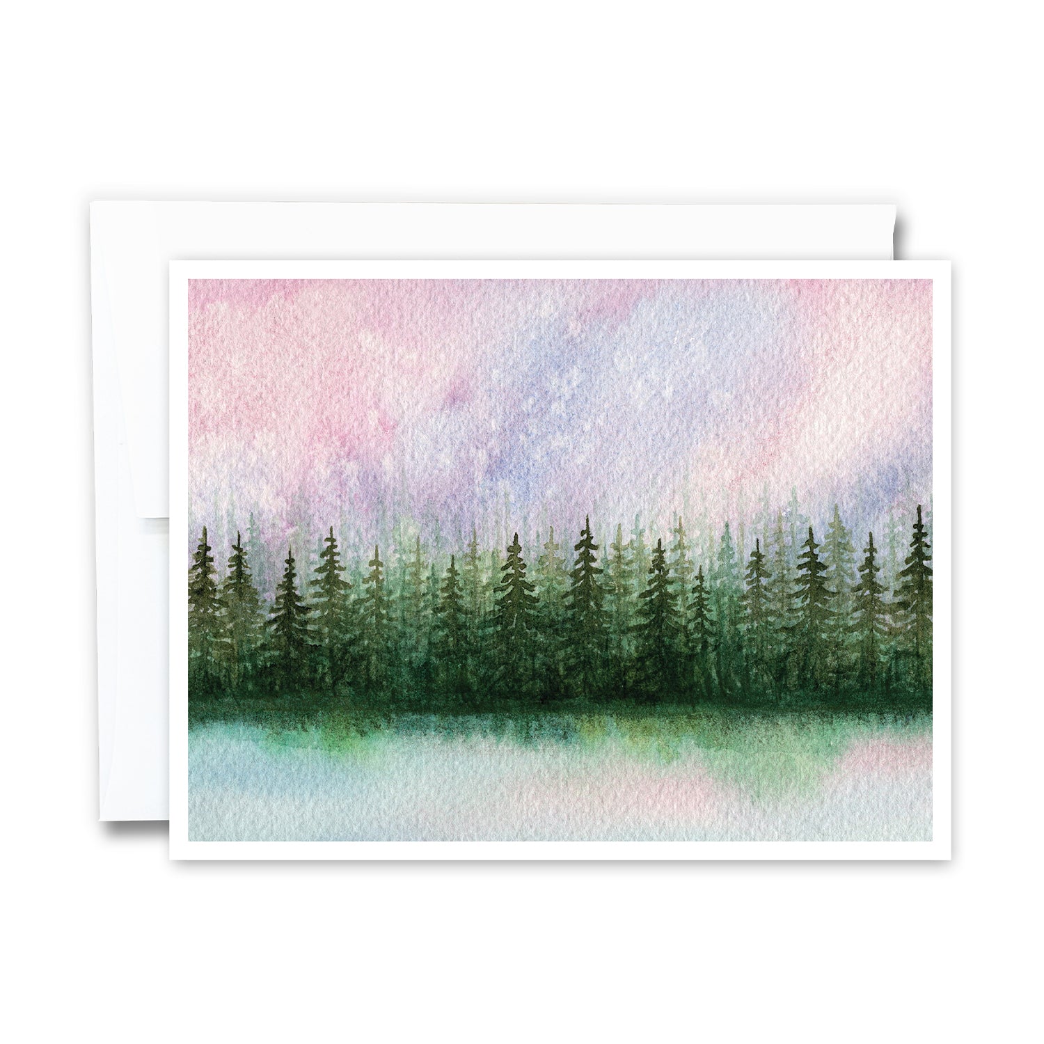 Cotton Candy Skies Notecard – Green Artist Designs