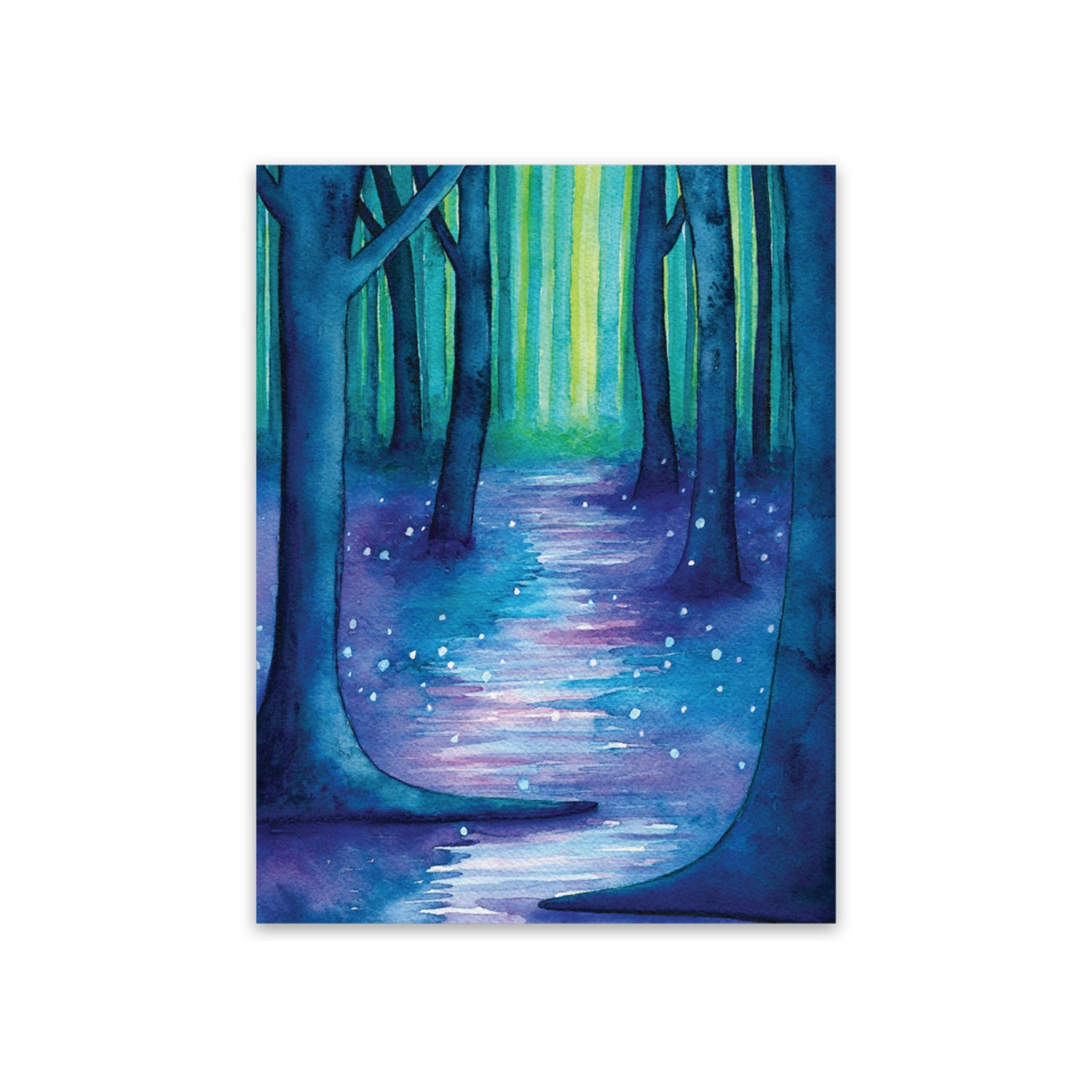 Enchanted Forest Vinyl Sticker – Green Artist Designs