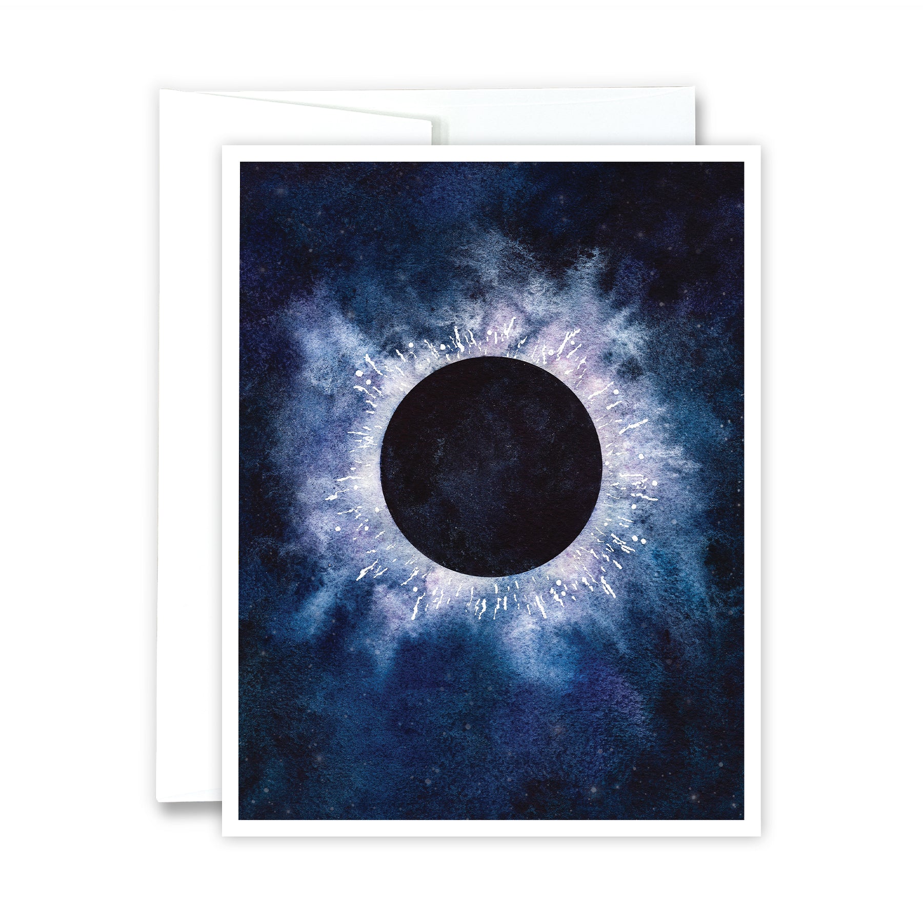 Solar Eclipse Greeting Card - Eclipse Art – Green Artist Designs